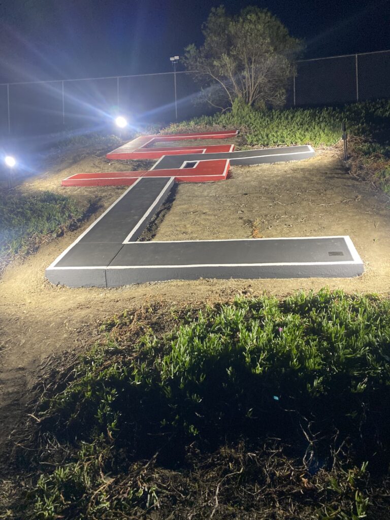 San Clemente hillside logo refreshed thanks to Triton Boy Scout - CUSD ...